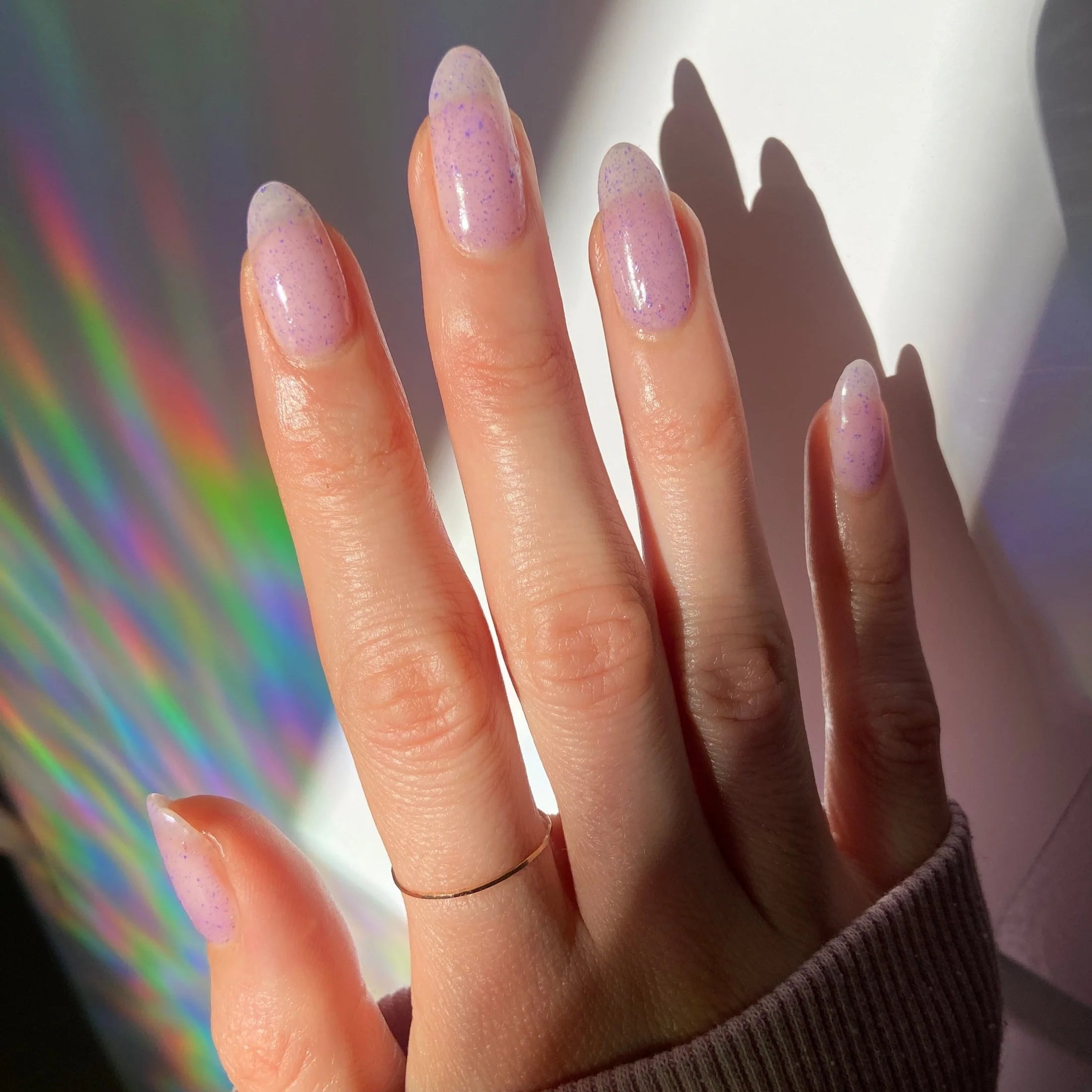 Death Valley Nails Light Purple Pencil (Graphite Grit) Nail Polish ...